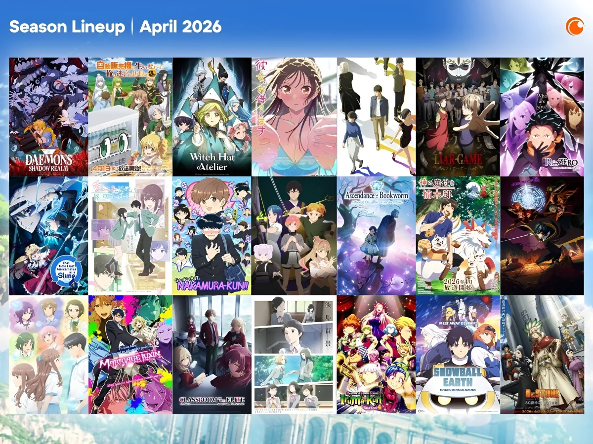 Crunchyroll Reveals Spring 2026 Season Premieres